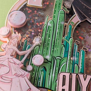 Wicked Themed Cake Topper, Elphaba & Glinda Birthday Decor, Broadway ...