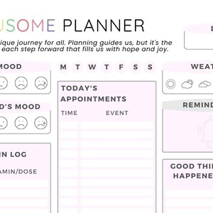 Daily Planner, Autism Planner Printable, To-do-list, To-do-list ...