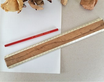 Vintage Wooden Ruler | Etsy