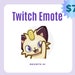 Espurr Static Pokemon Emote Pack for Twitch, Discord, Youtube, Kick ...