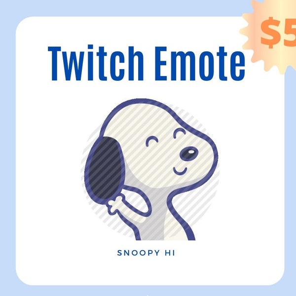 Snoopy Clown Sad Emote for Twitch, Discord, Youtube, Kick, Etc. Peanuts ...