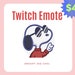 Snoøpy Joe Cool Emote for Twitch, Discord, Youtube, Etc. - Etsy