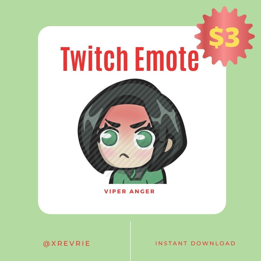 Viper Anger Valorant Emote para Twitch, Discord, YouTube, etc. - Etsy ...