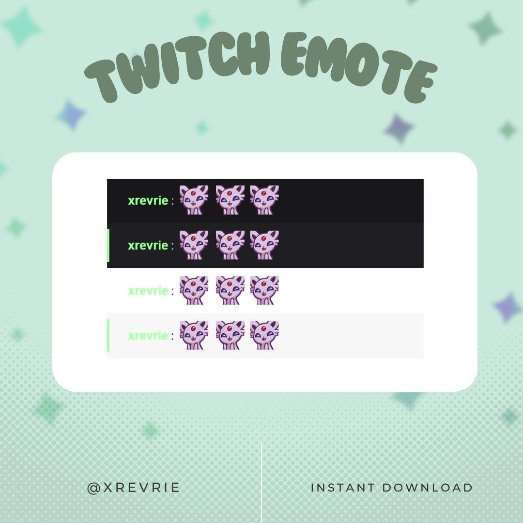 Espeon Clapping Animated Emote for Twitch, Discord, Youtube, Etc. - Etsy
