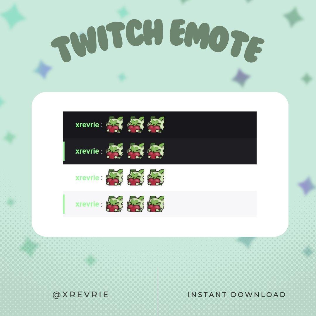Sprigatito Love Emote for Twitch, Discord, Youtube, Etc. - Etsy