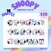 Snoøpy Hype Cute Animated Emote for Twitch, Discord, Youtube, Kick, Etc ...