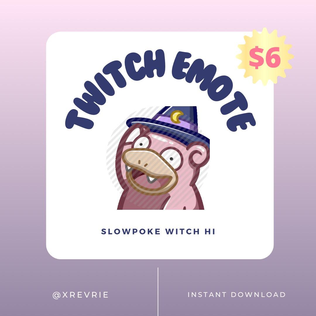 Slowpoke Witch Hat Halloween Saying Hi Waving Cute Pokemon Animated ...