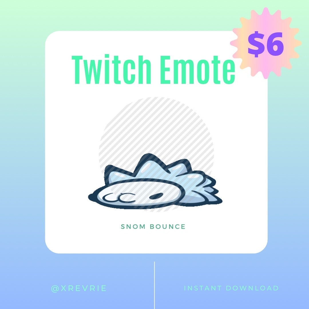 Snom Bounce Animated Emote for Twitch, Discord, Youtube, Etc. - Etsy