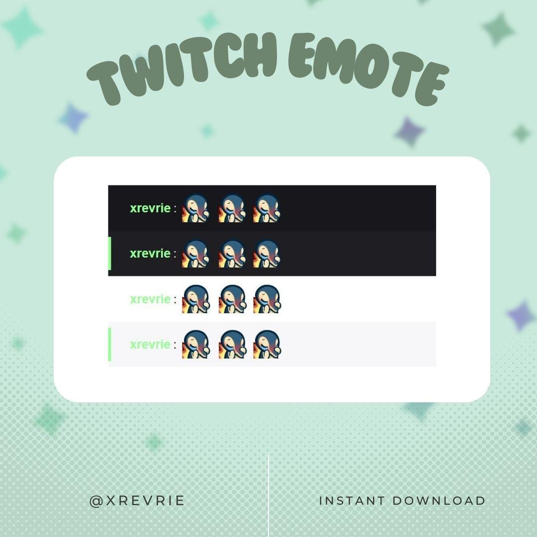 Cyndaquil Sad Crying Cute Pokemon Static Emote for Twitch, Discord ...