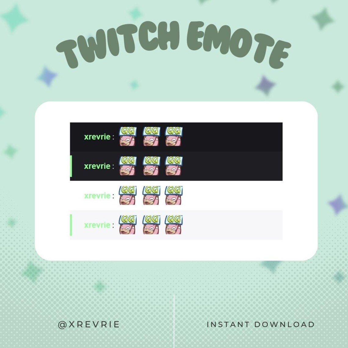 Slowpoke GG Pokemon Emote for Twitch, Discord, Youtube, Kick, Etc. - Etsy