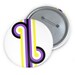 Nonbinary Loop-de-loop Pin/button - Etsy