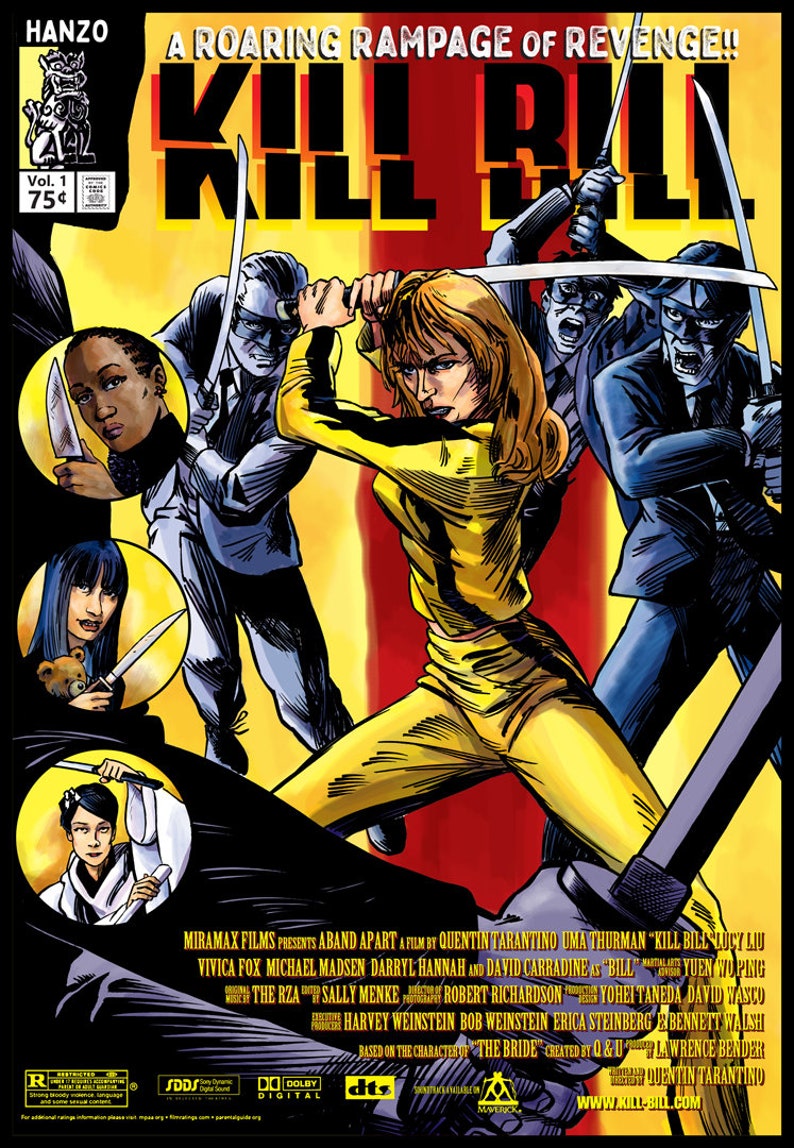 Kill Bill // Alternative Poster // Digital Download - Etsy