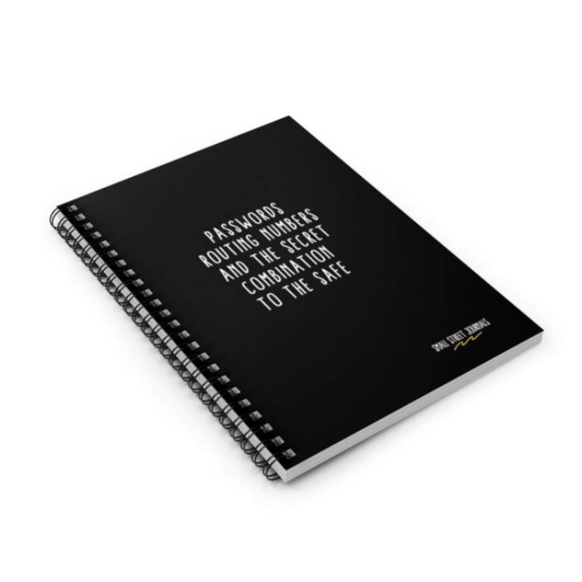 Funny Custom Journal Notebook/passwords and Routing | Etsy