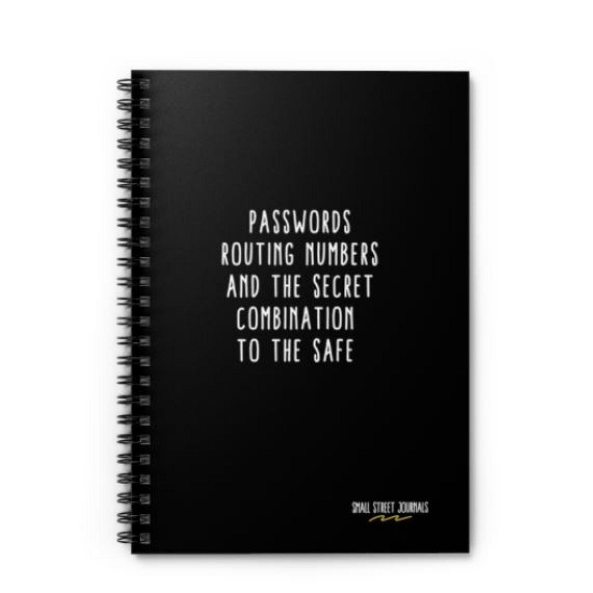 Funny Custom Journal Notebook/passwords and Routing - Etsy