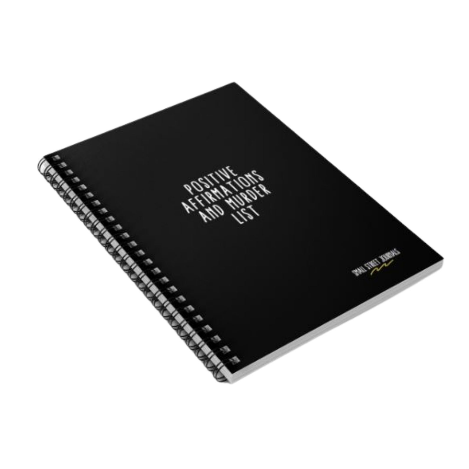 Funny Journal Notebook/positive Affirmations & Murder - Etsy