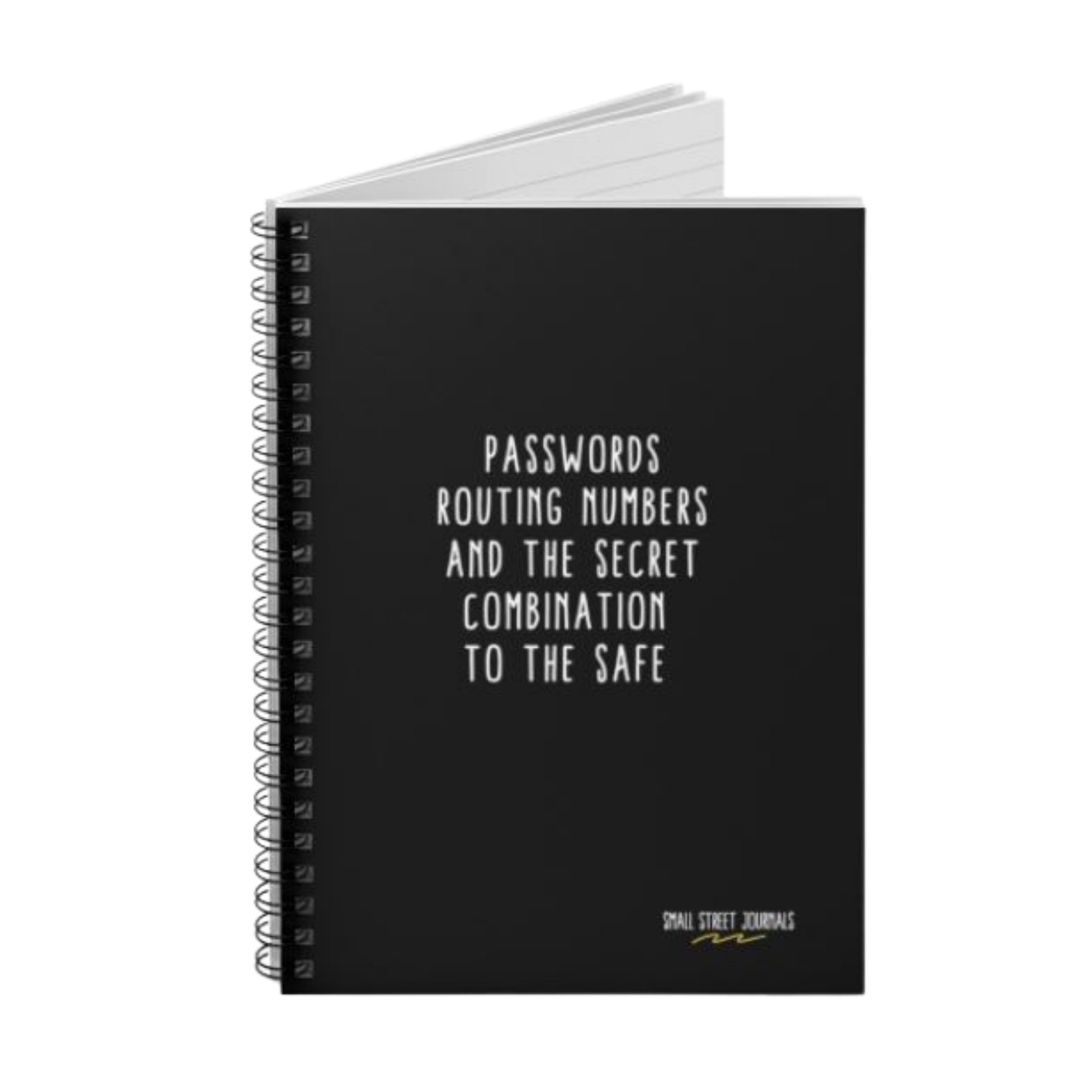 Funny Custom Journal Notebook/passwords and Routing - Etsy