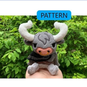 ITH Plush Pattern - Minotaur - Etsy