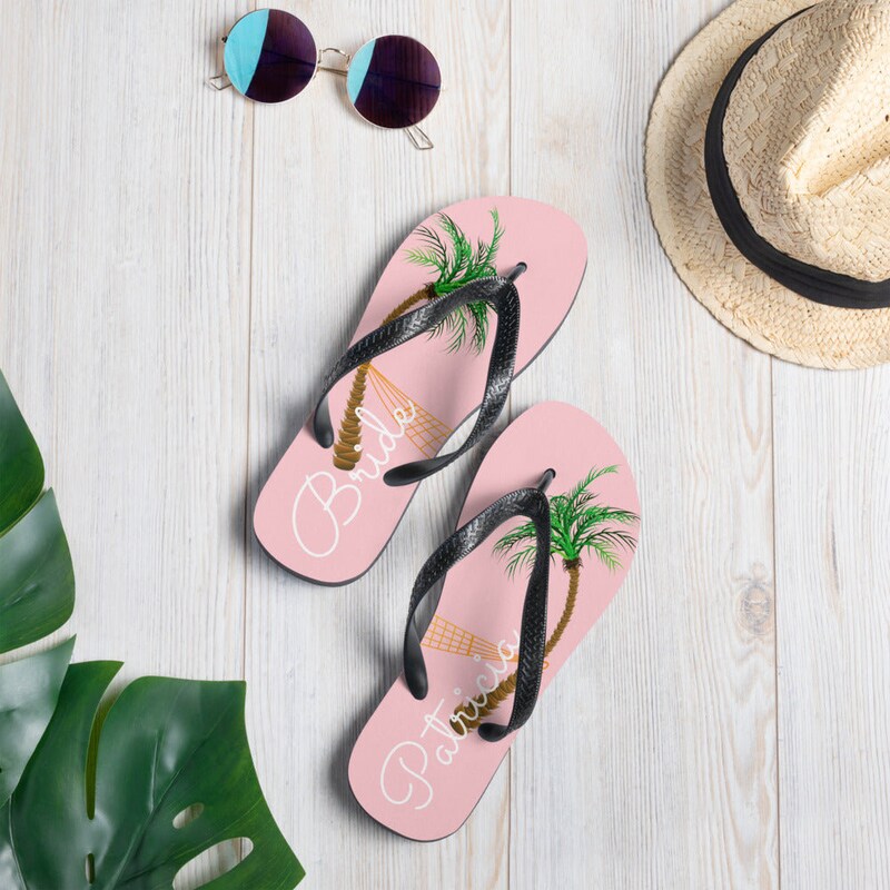 Bride Flip Flops - Etsy