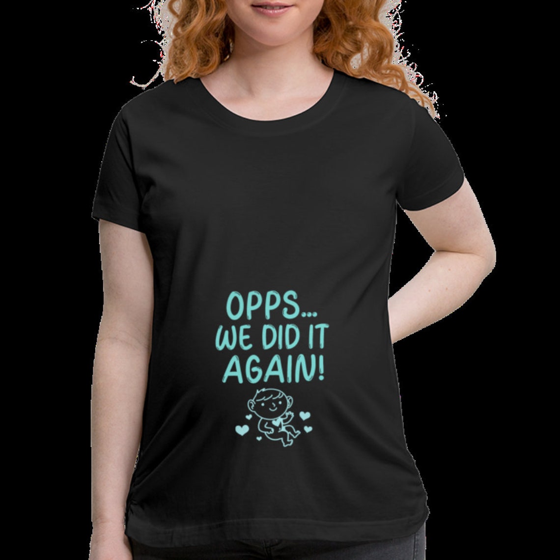 Opps We Did It Again Womens Maternity T-Shirt | Etsy Opps We Did It Again Womens Maternity T-Shirt | Etsy