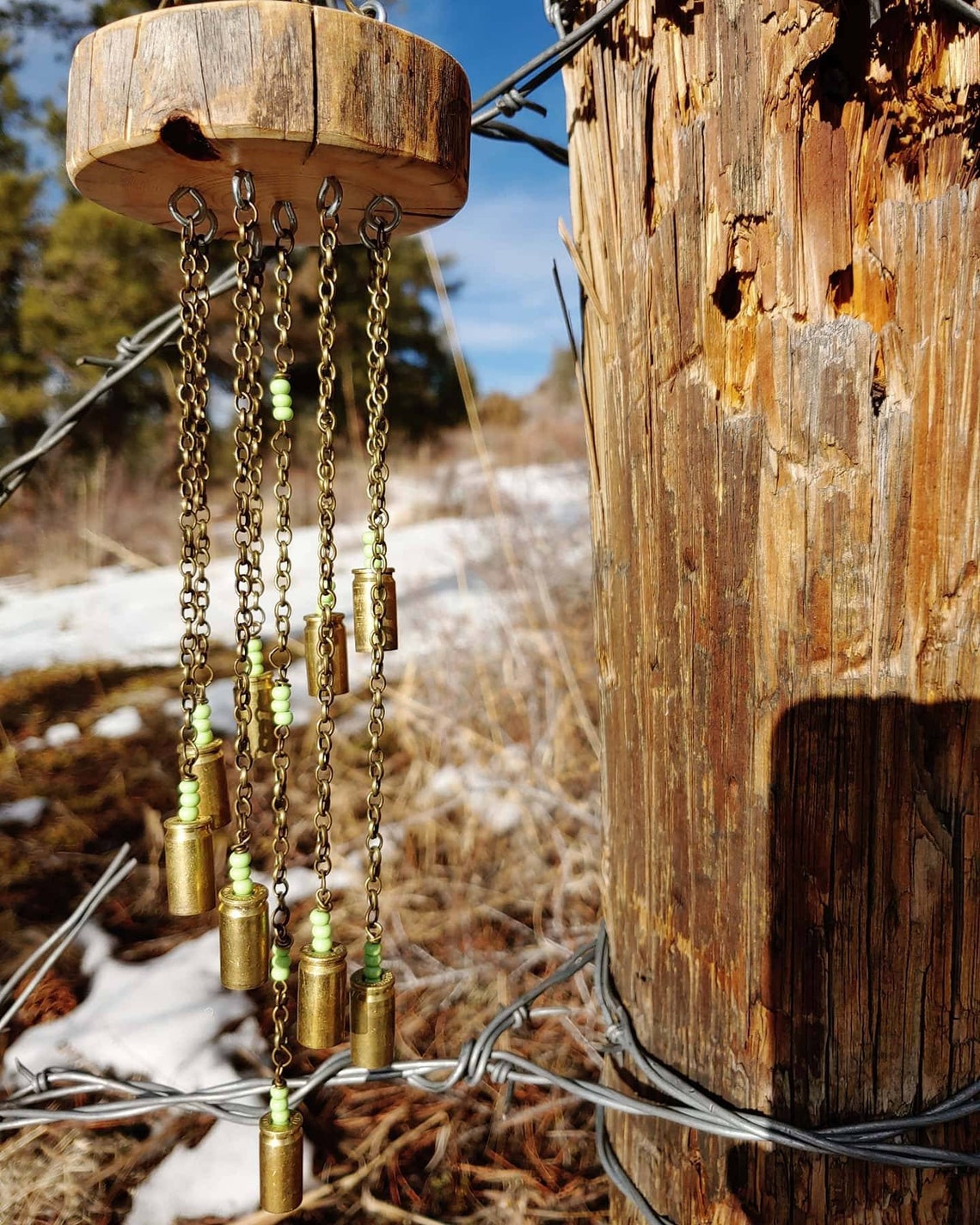 Upcycled Bullet Shell Casing Wind Chime | Etsy