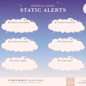 ANIMATED Biblical Angel Stream Package | Heaven Sky Clouds Stars Space ...