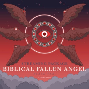 ANIMATED Biblical Fallen Angel Stream Package | Demon Spooky Autumn ...