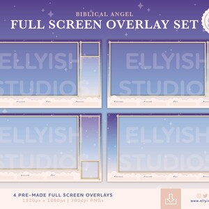 ANIMATED Biblical Angel Stream Package | Heaven Sky Clouds Stars Space ...