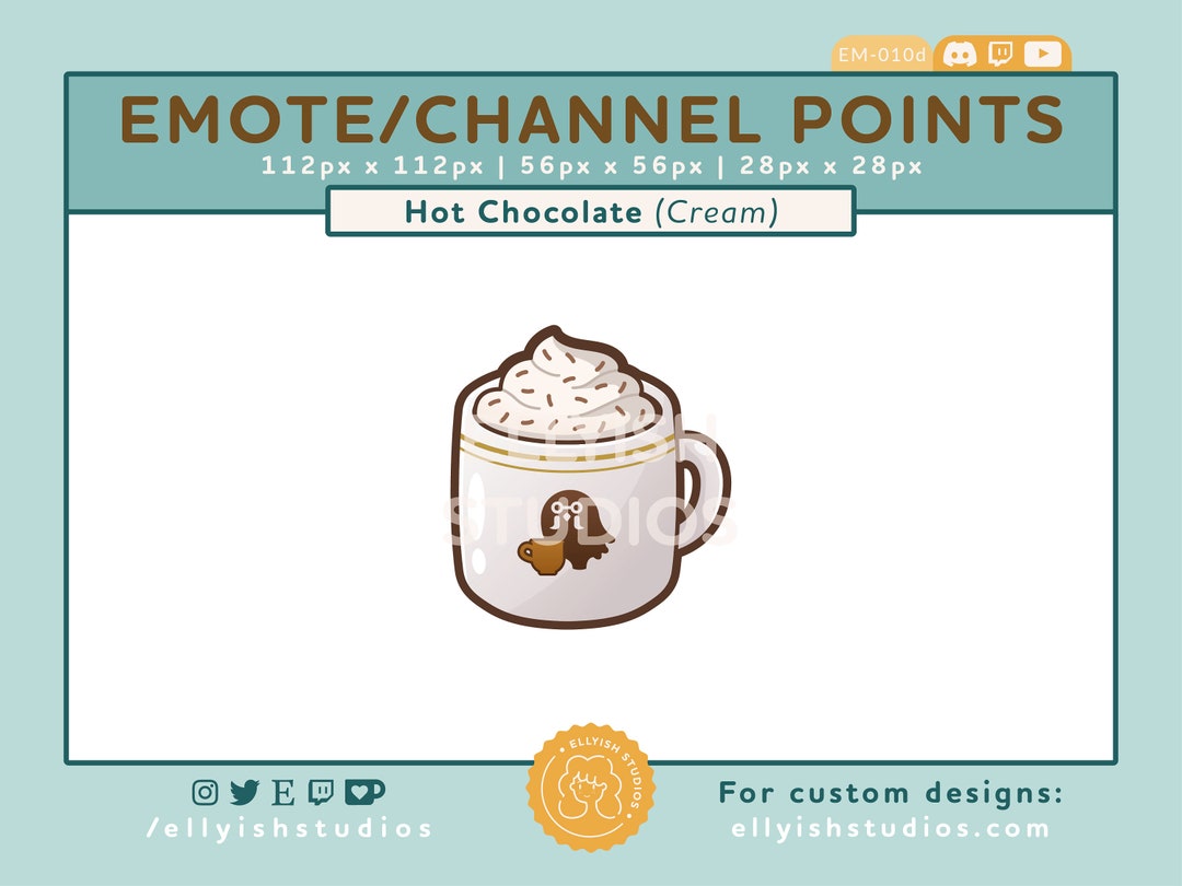 Hot Chocolate Emote | Animal Crossing Inspired | Channel Points | News ...