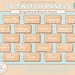 20 Twitch Stream Panels | Gingerbread Icing Biscuit | Festive Holiday ...