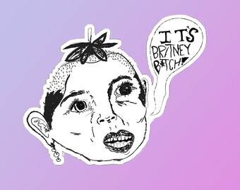 Britney Spears Vinyl Sticker - Etsy