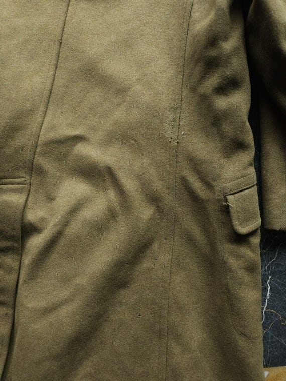 Vintage 1940s WW2 Imperial Japanese Army Wool Overcoa… - Gem