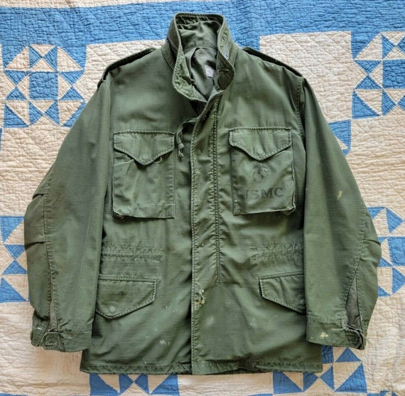 Vintage 1960s USMC M-65 Field Jacket Vietnam War Conmar Zipper | Etsy