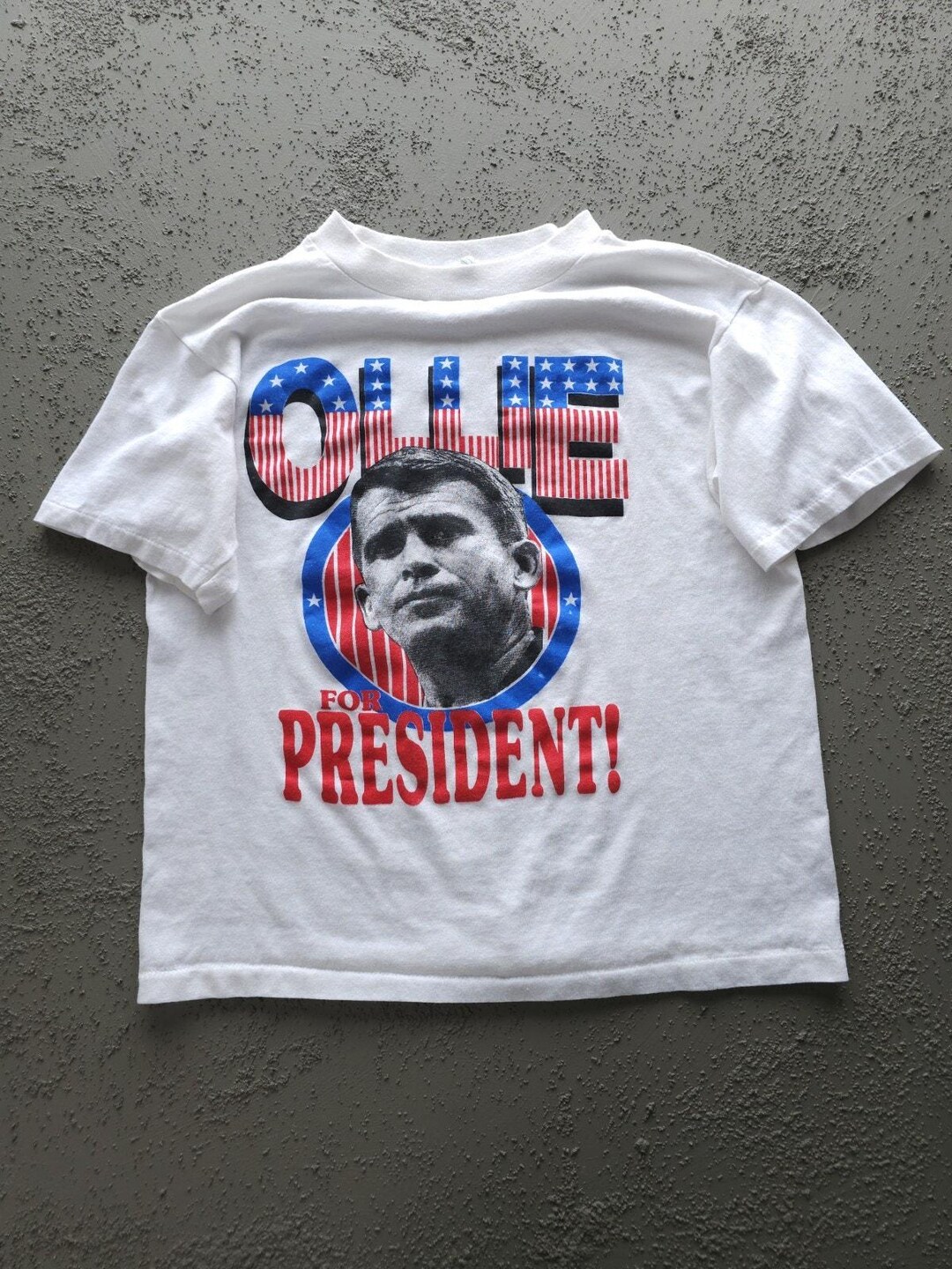 Vintage 1980s Ollie North for President Iran Contra White T-shirt L - Etsy