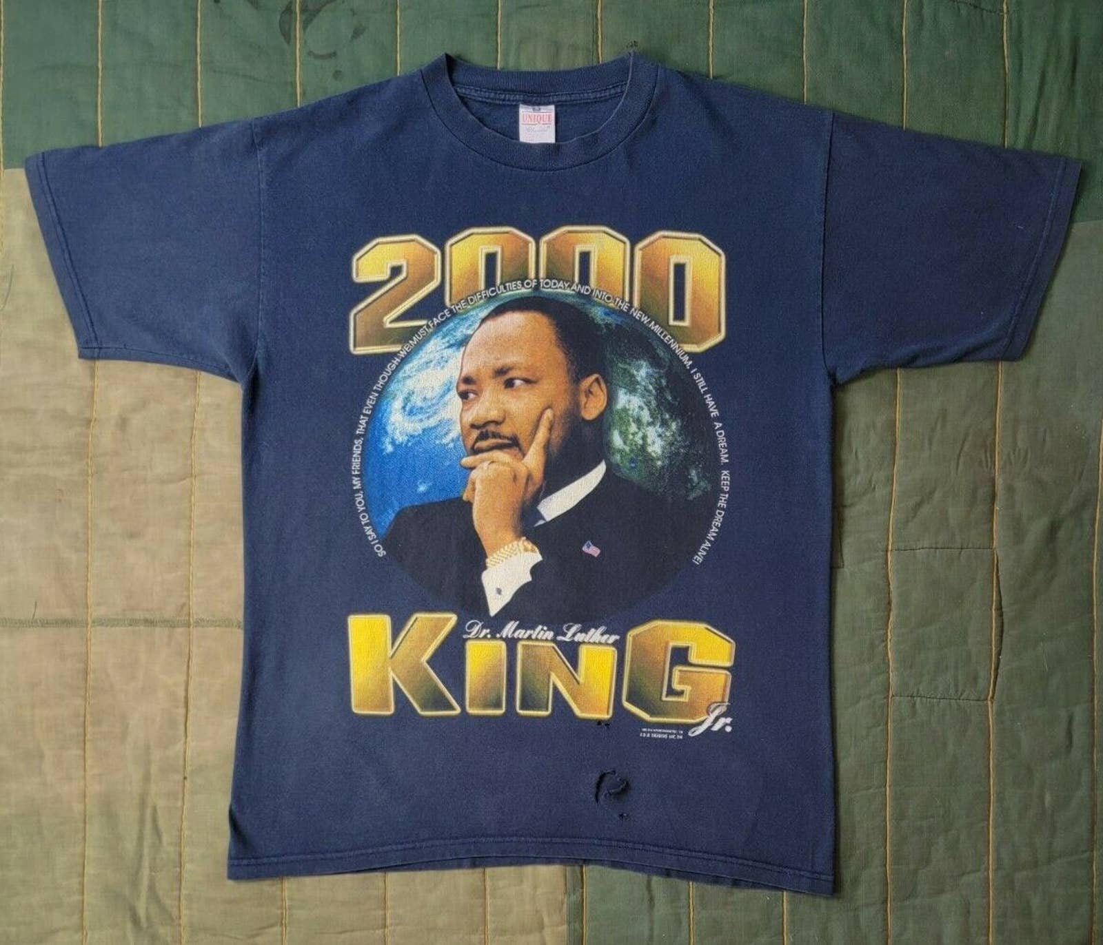 Vintage 2000 MLK Martin Luther King Jr. Y2K Dream T-shirt