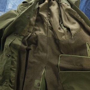 Vintage 1950s US Army OG-107 Overcoat Trench Korean War Era Green OD ...