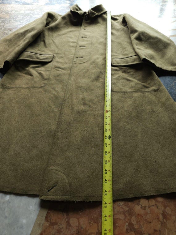 Vintage 1940s WW2 Imperial Japanese Army Wool Overcoa… - Gem
