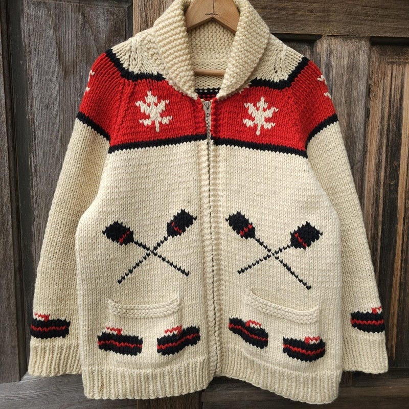 Curling Sweater - Etsy