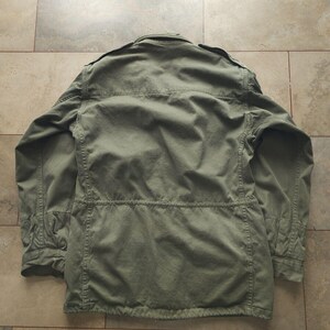 Vintage 1960s French Army M-64 Military Field Jacket Sadivoc Small OD ...
