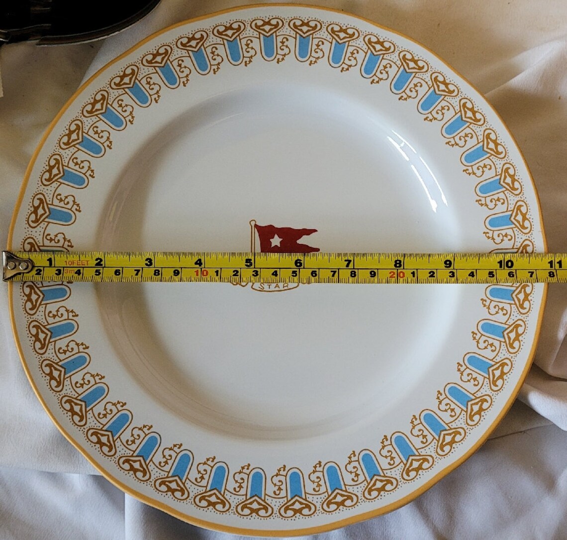 RMS Titanic 1st Class Wisteria Dinner Plate Authentic Replica - Etsy