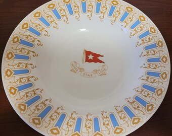 RMS Titanic 1st Class Wisteria Dinner Plate Authentic Replica - Etsy