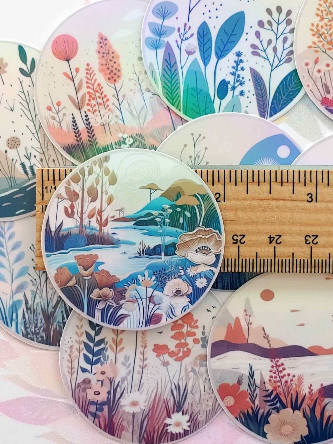 Cottagecore Garden Sticker Pack Set of 12 Stickers Plant - Etsy