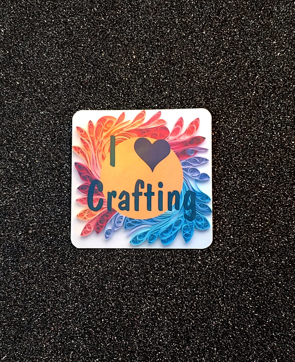 I Love Crafting Inspiration Sticker Crafter Sticker - Etsy