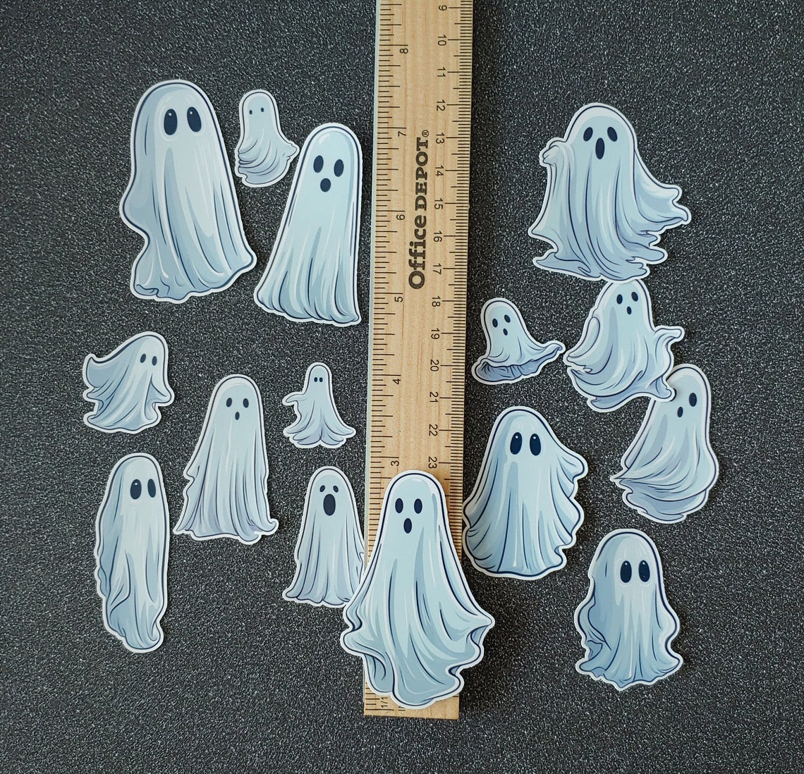 Ghost Sticker Pack Set of 18 Stickers Halloween Stickers Ghoul Sticker ...