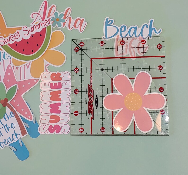Summer Vacation Sticker Pack Beach Sticker Retro - Etsy