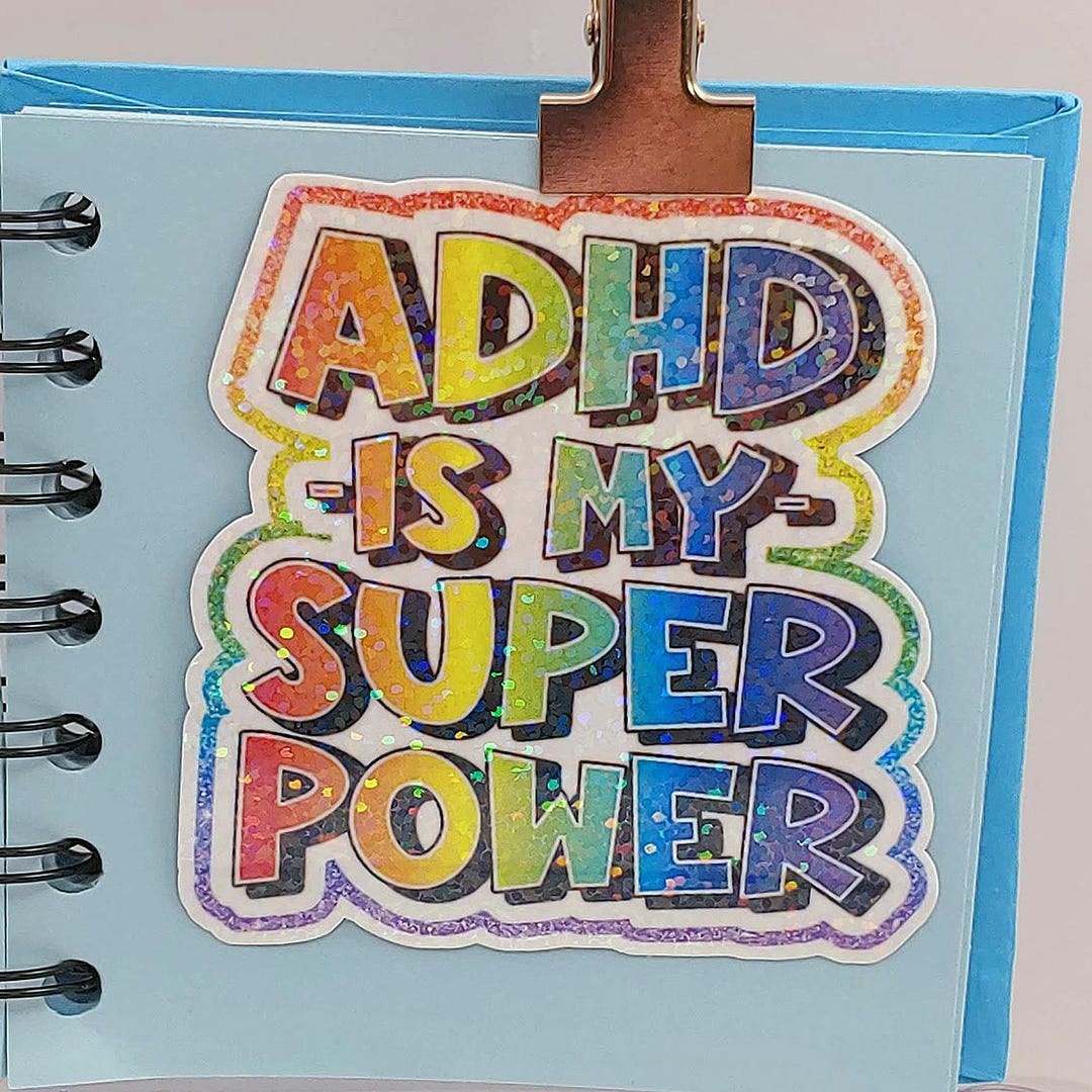 ADHD Sticker /ADHD is My Superpower / ADHD Sticker / Adhd Awareness ...