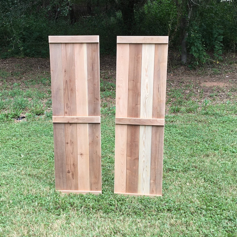Cedar Shutters - Etsy