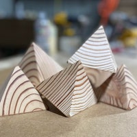 Pyramids of Giza Wood Cutout - Laser Cut Unfinished Craft Shape ...