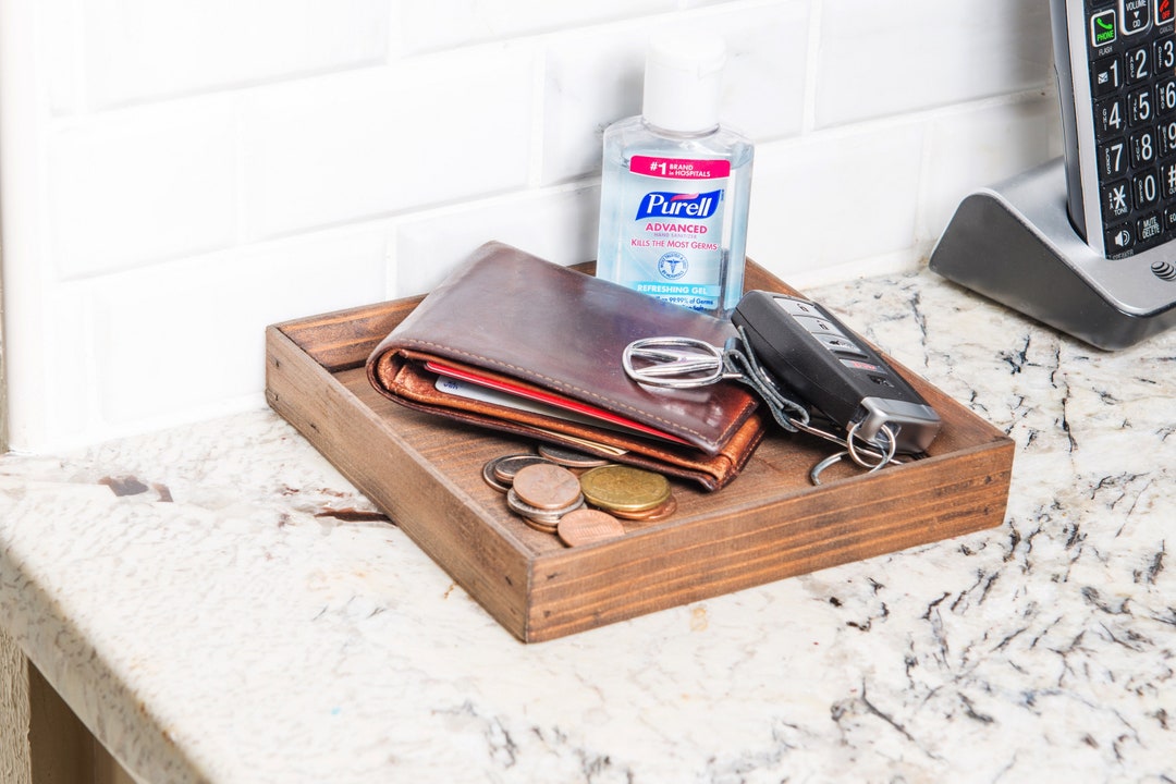 Valet Tray, Catchall Tray, Catch All Tray, Wooden Valet Tray, Change ...