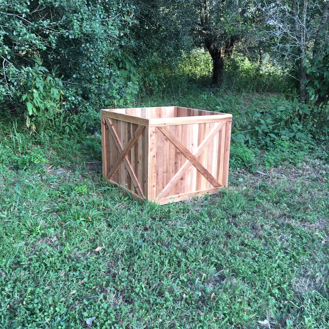 Cedar Planter Box, Cedar Planter, Planter Box, Raised Garden Box, Patio ...