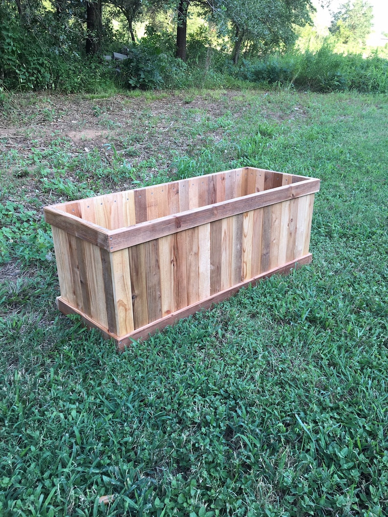 Cedar Planter Box Cedar Planter Planter Box Patio Planter - Etsy